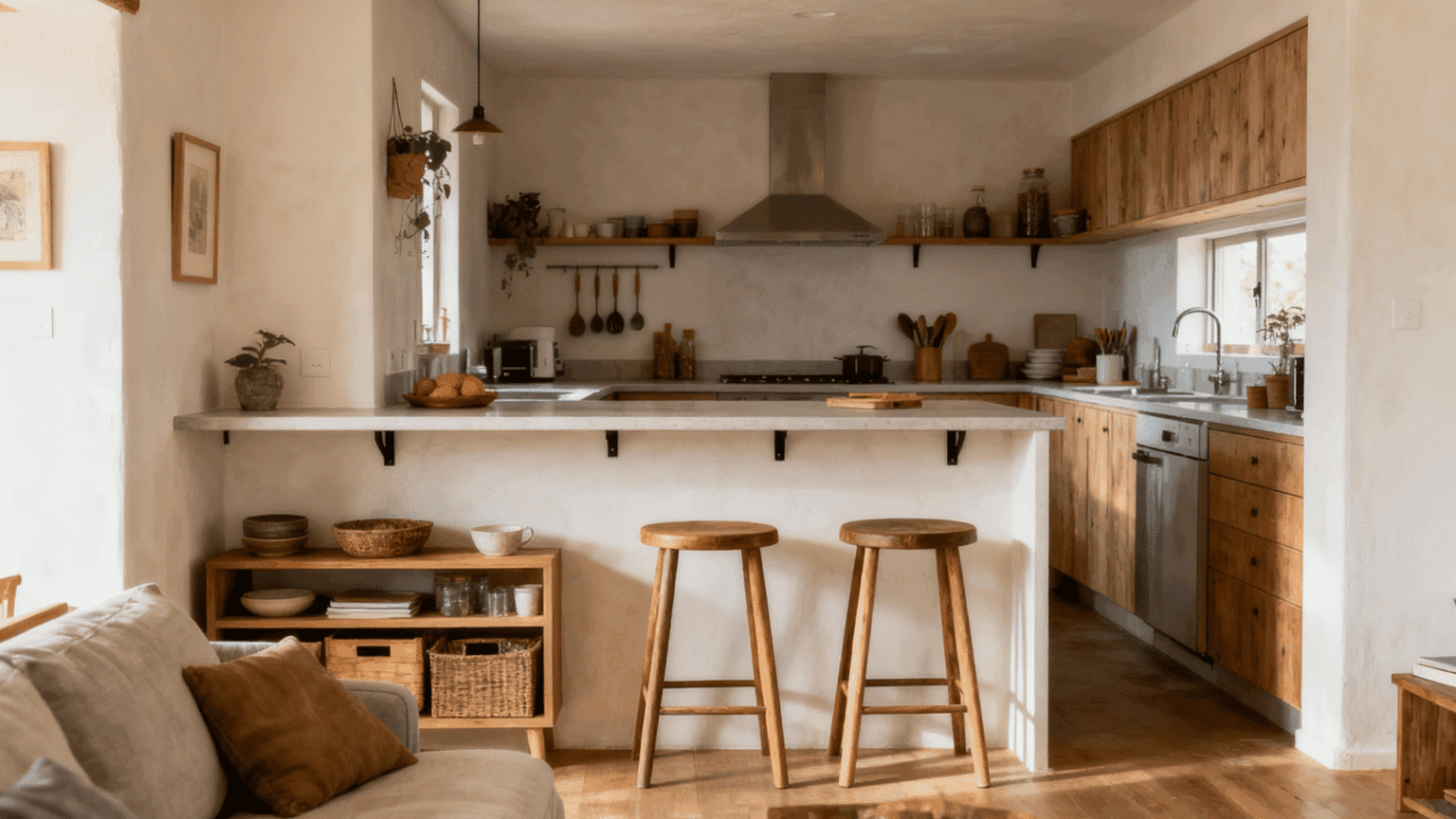31 Small House Open Concept Kitchen Living Room Ideas - Opple House