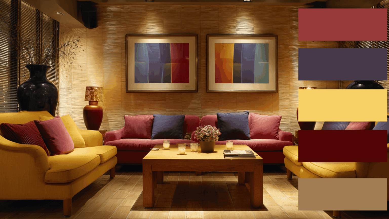How to Use Split Complementary Colors in Interior Design - Opple House