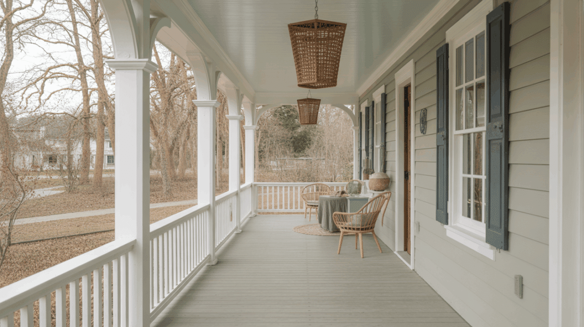 Why Do People Paint Porch Ceilings Blue in the South? - Opple House