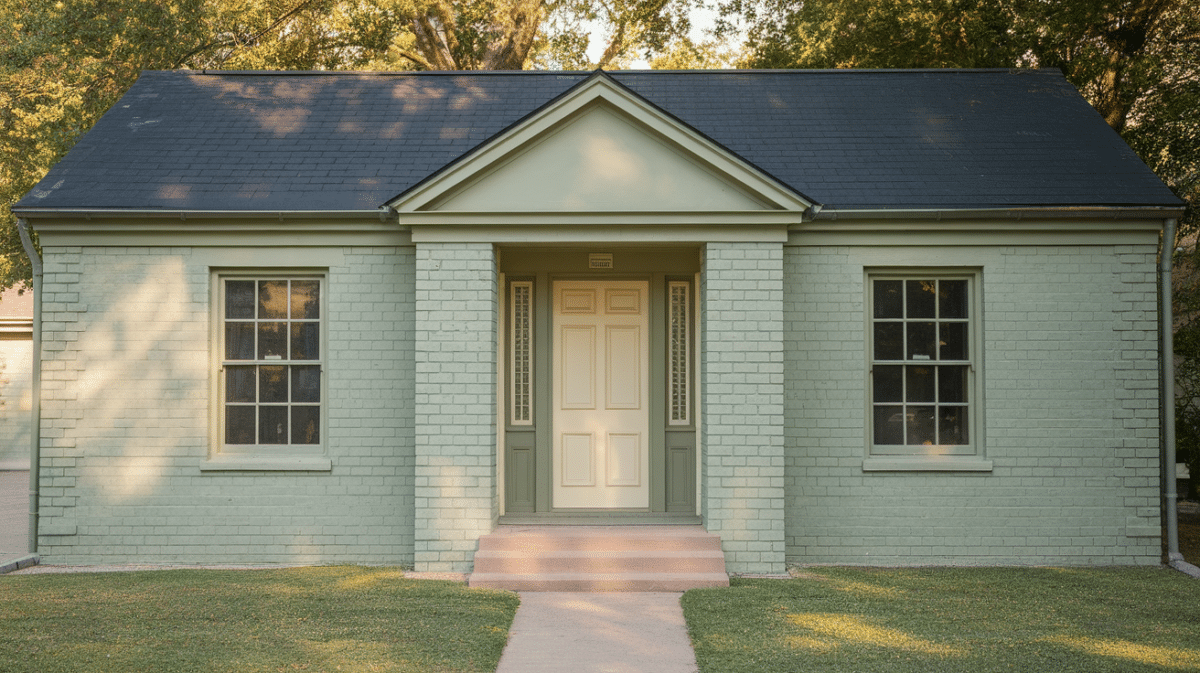 33 Exterior Brick Paint Color Ideas for Your Home - Opple House