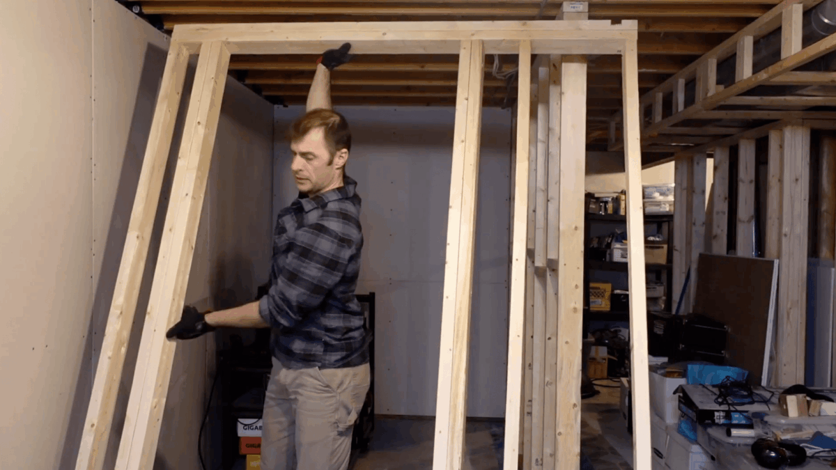 How to Frame a DIY Closet Wall as a Beginner? - Opple House