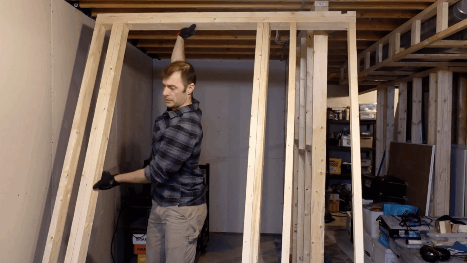 How to Frame a DIY Closet Wall as a Beginner? - Opple House