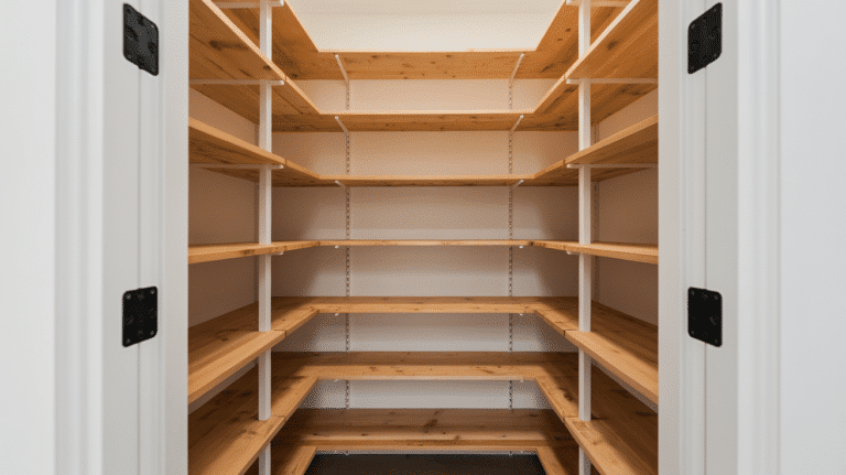 How to Build DIY Pantry Shelves at Home - Opple House