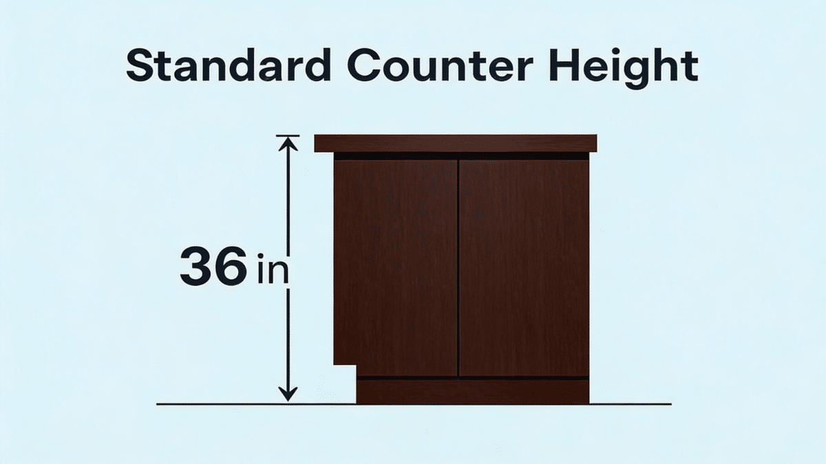 What is the Standard Countertop Height? - Opple House