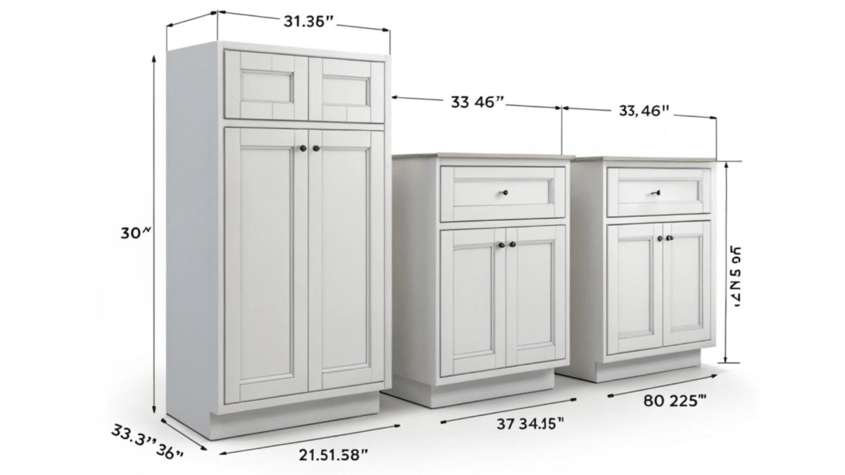 Kitchen Cabinet Guide for Standard Sizes and Dimensions - Opple House