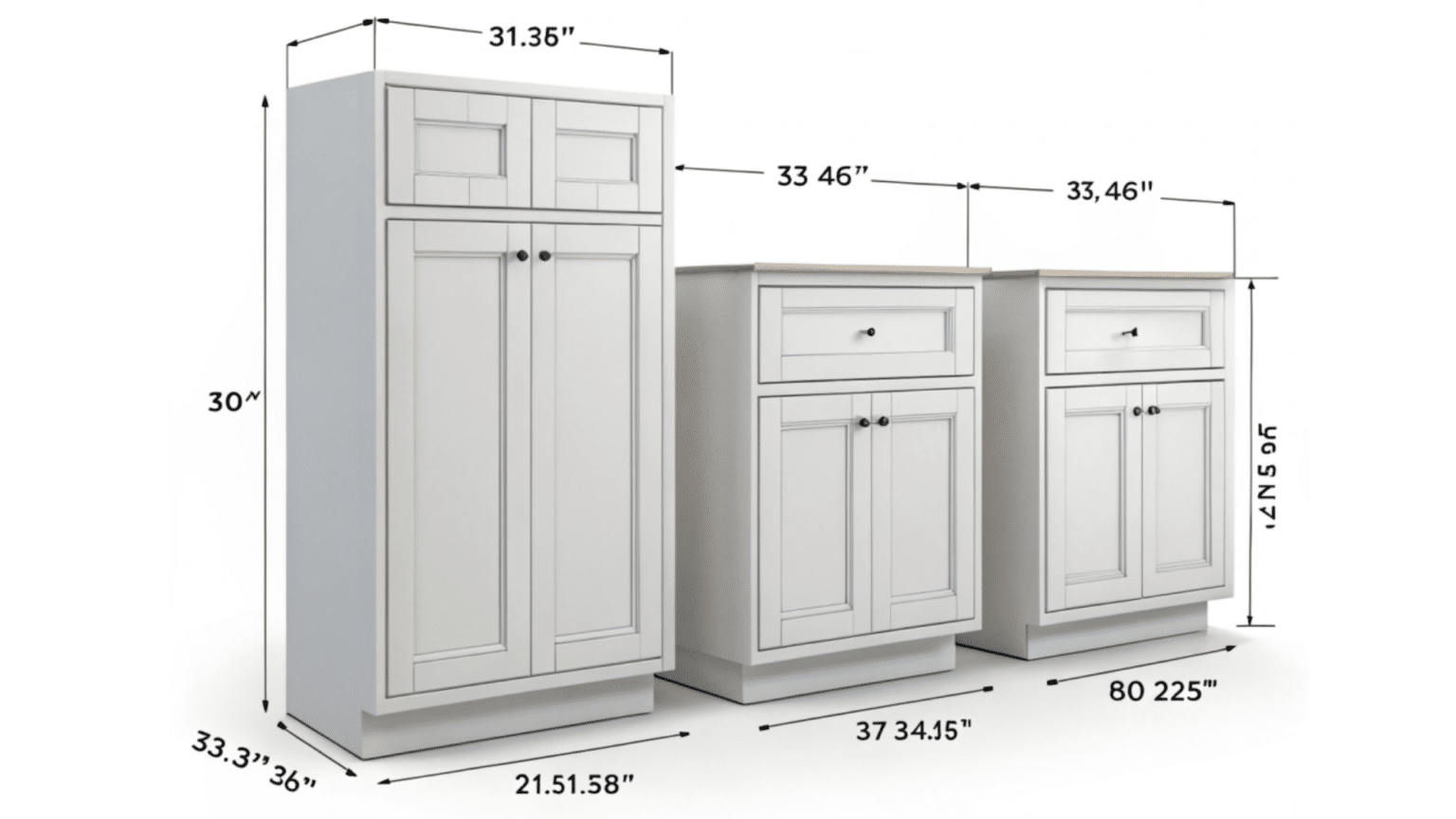Kitchen Cabinet Guide for Standard Sizes and Dimensions - Opple House