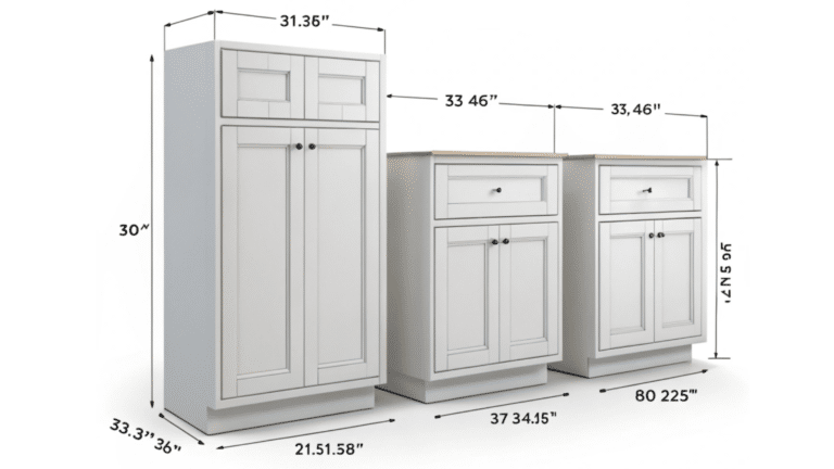 Kitchen Cabinet Guide for Standard Sizes and Dimensions - Opple House
