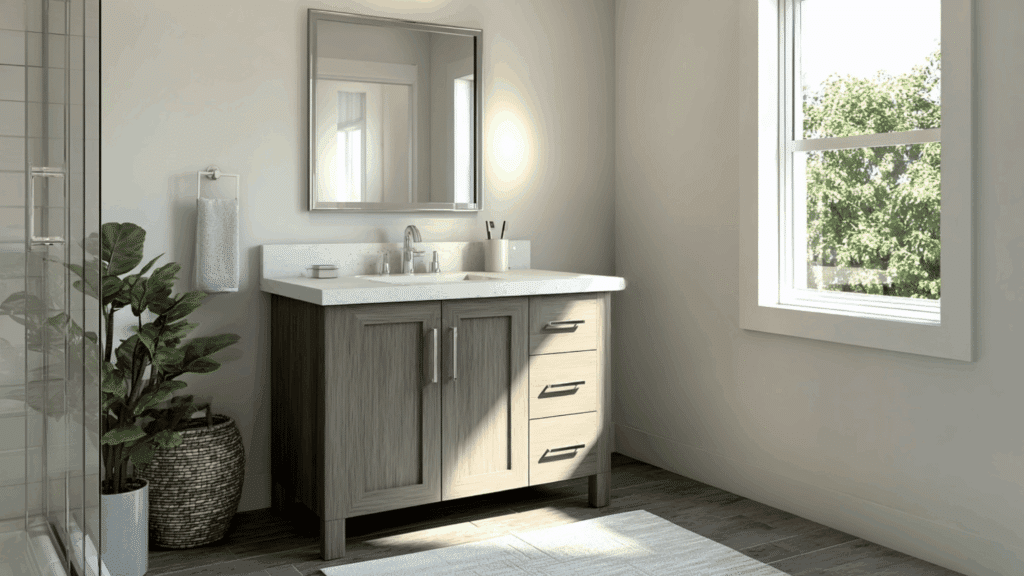 How to Choose the Right Bathroom Vanity Depth - Opple House