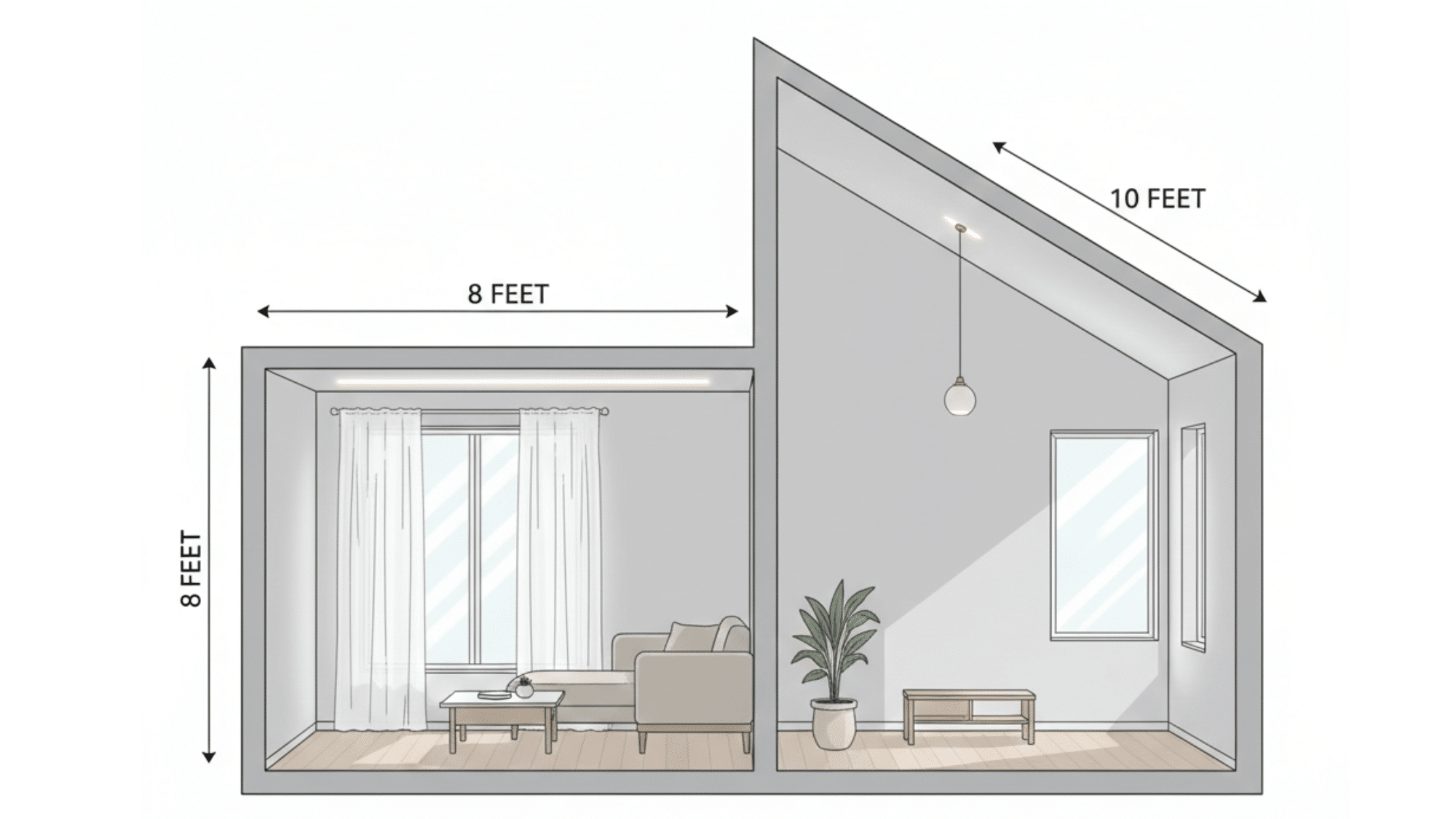 Typical Dimensions of an Average Living Room Size - Opple House