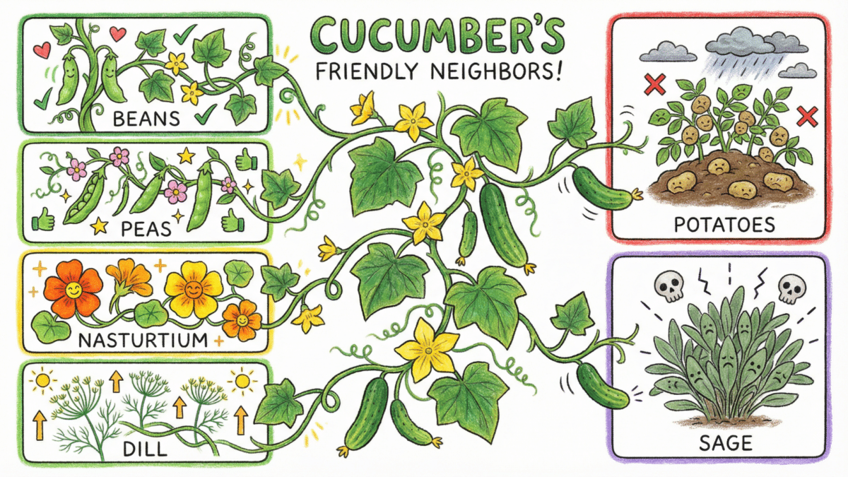 Guide for Vegetable Garden Companion Planting - Opple House