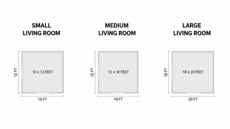 Typical Dimensions of an Average Living Room Size - Opple House