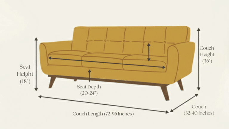 What is the Standard Couch Length? All Sofa Sizes Explained - Opple House