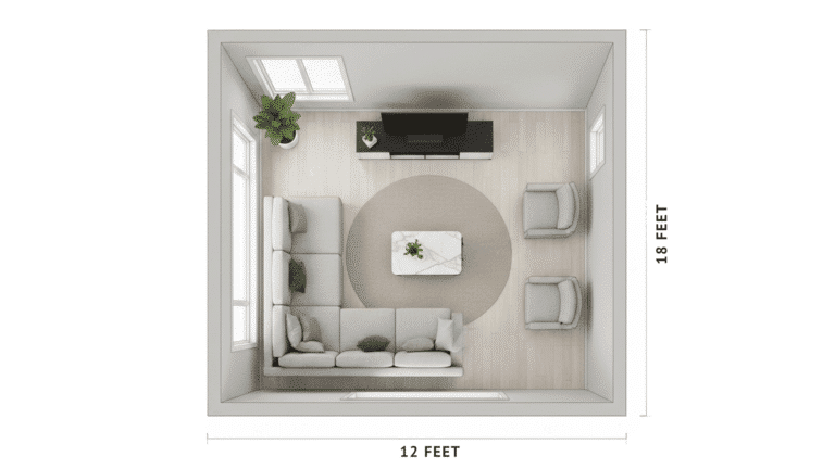 Typical Dimensions of an Average Living Room Size - Opple House