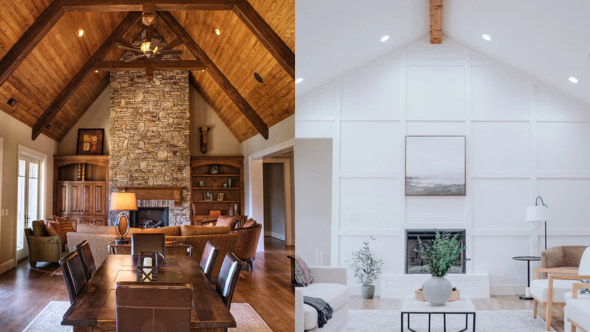 Cathedral vs Vaulted Ceilings: Which One's Better? - Opple House