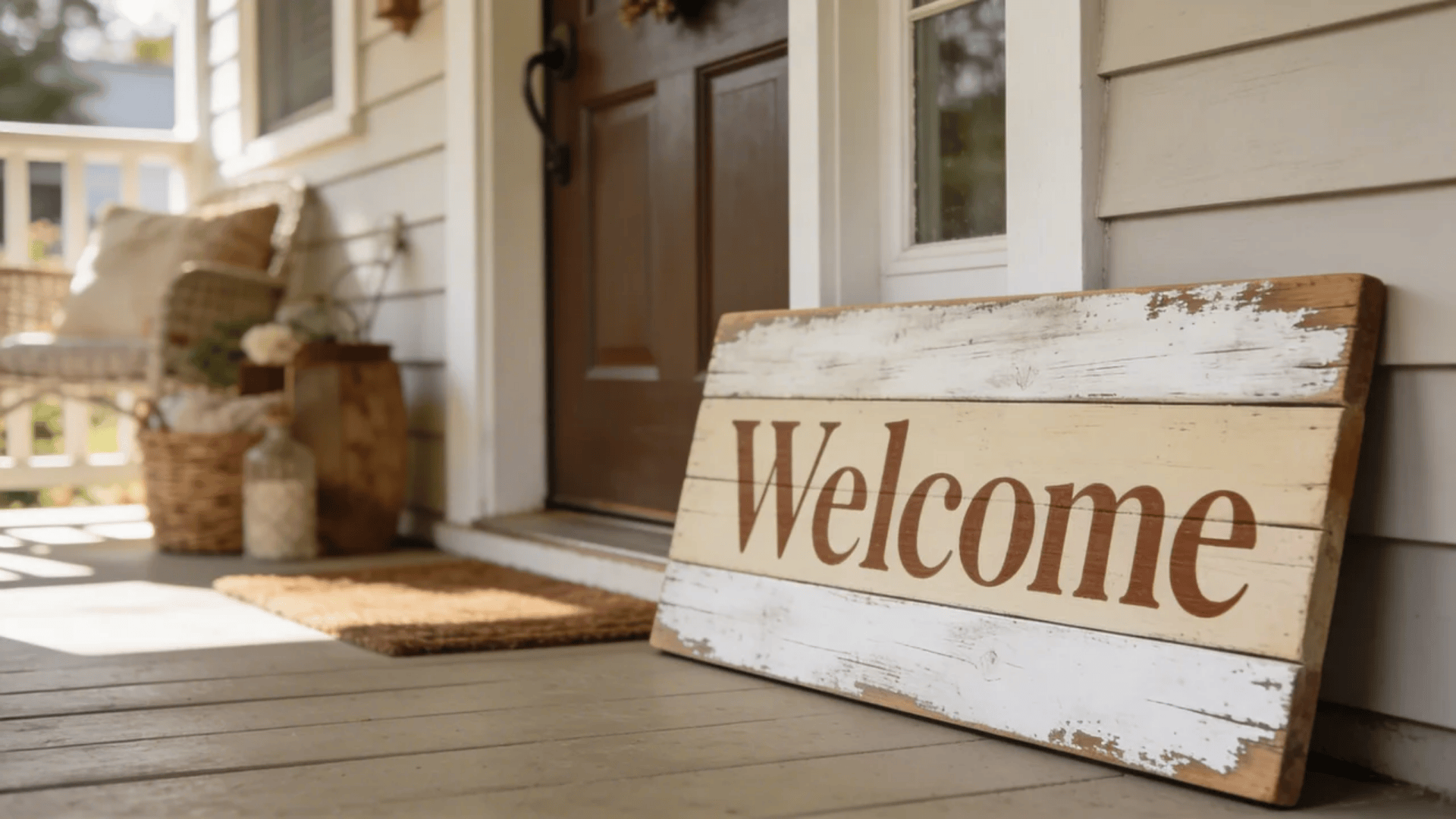 21 Budget Friendly and Easy Farmhouse Front Porch Ideas - Opple House